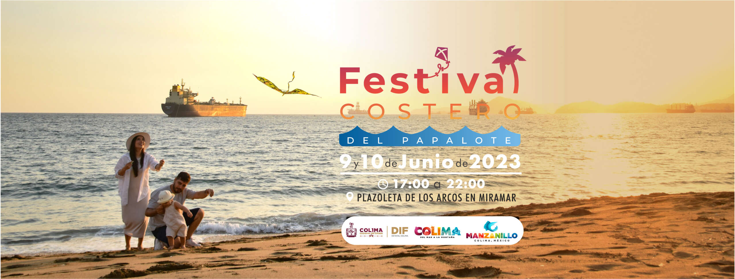 ¡Disfruta del Festival Costero del Papalote en Playa Miramar, Colima ...